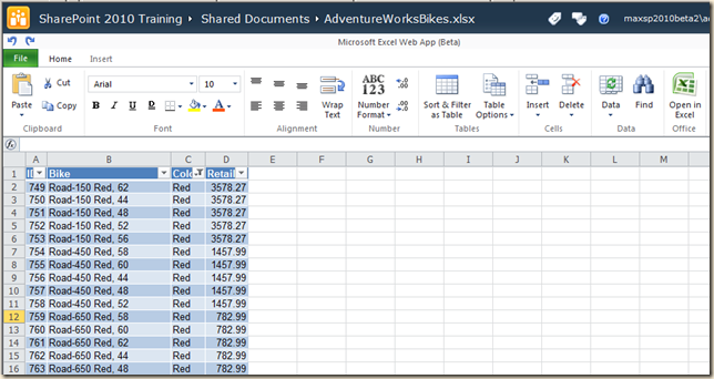 SharePoint 2010: Office Web Apps – The “in browser” Office | Mike Smith ...